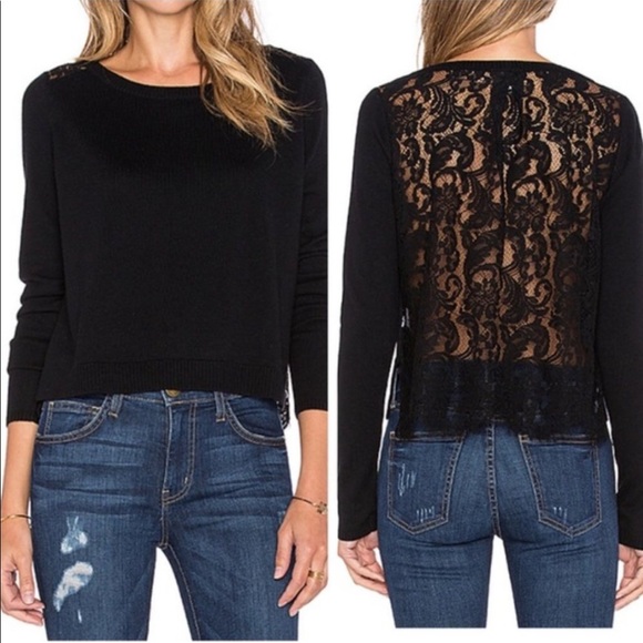 Joie | Tops | Joie Matrika Navy Blue Linen Lace Top | Poshmark